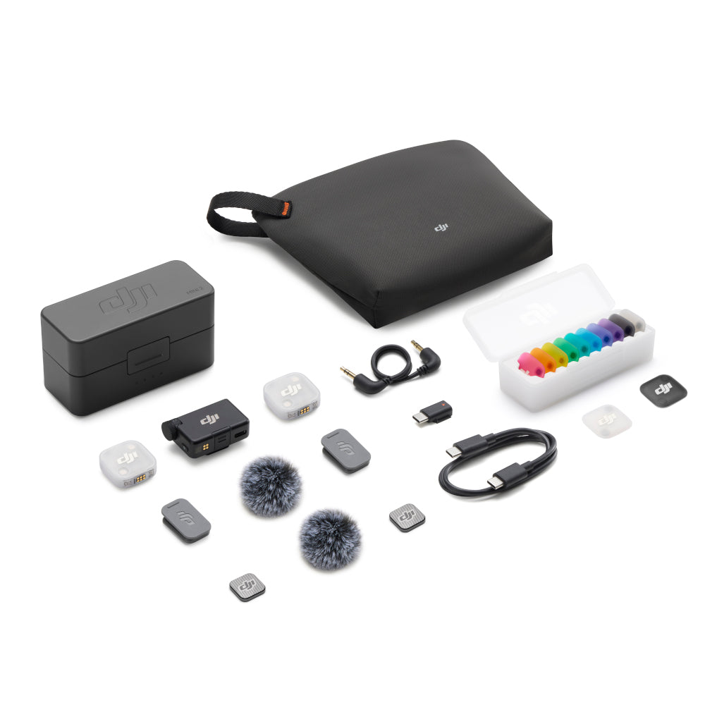 DJI Mic Mini 2 Dual Kit 2TX + 1RX + Charging Case | Ted's Cameras