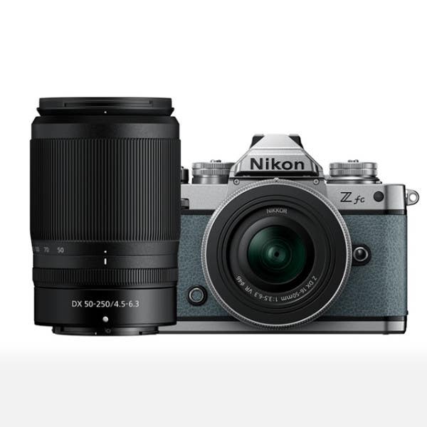 Nikon Z fc + 16-50mm & 50-250mm VR Twin Kit -Chalk Blue – Ted's Cameras